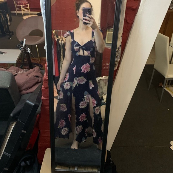Reformation | Dresses | Reformation Beautiful Flower Maxi With Two ...